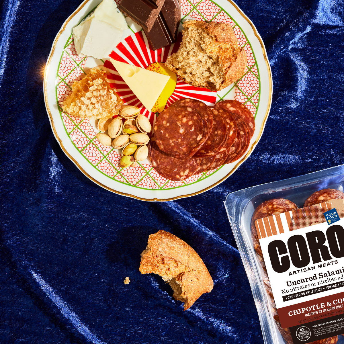 Chipotle & Cocoa (Mole) Salami Sliced Pack – Coro Foods