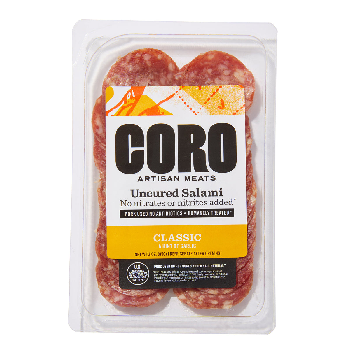 Classic Salami Sliced Pack – Coro Foods