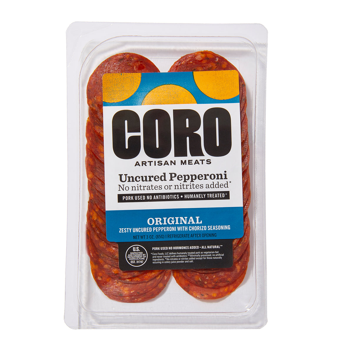 Original Pepperoni Sliced Pack – Coro Foods